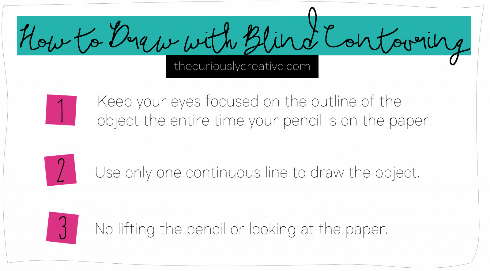 The Beginners Guide To The Basics Of Drawing: Part 1 - The Curiously ...