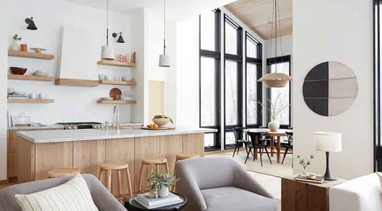 Tips to Create a Cohesive Design in Open-Plan Homes - The Curiously ...